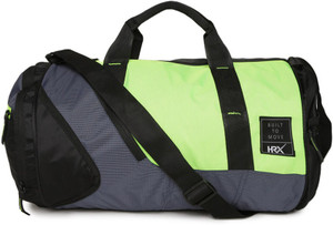 HRX by Hrithik Roshan Premium Duffel Without Wheels Green, Black ...