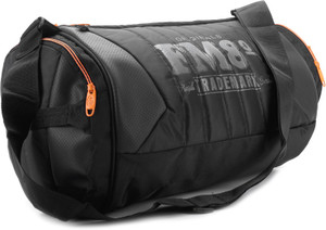 FLYING MACHINE 15 inch/38 cm Gym Duffel Bag Black and Orange - Price in ...