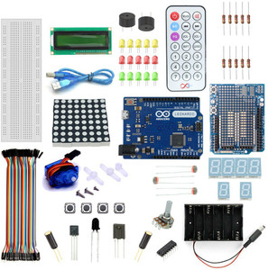 Robomart Leonardo R3 Distance Sensor Starter Kit With 19 Basic Arduino ...