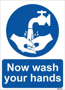 SignageShop Now Wash Your Hands Emergency Sign Price in India - Buy ...