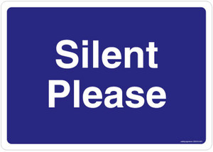 Safety Sign Store Slient Please Emergency Sign Price in India - Buy ...