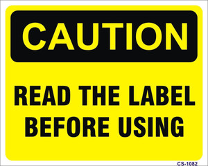 SignageShop Read The Label before using Emergency Sign Price in India ...