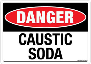 Safety Sign Store Danger: Caustic Soda Emergency Sign Price in India ...