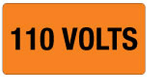 Safety Sign Store Marking Label - 110 Volts Emergency Sign Price in ...