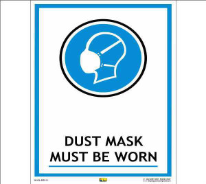 Mr. SAFE Dust mask must be worn Emergency Sign Price in India - Buy Mr ...