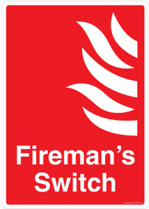 Safety Sign Store Fireman'S Switch Emergency Sign Price in India - Buy ...