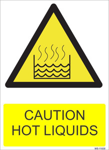 SignageShop Caution Hot Liquids Emergency Sign Price in India - Buy ...