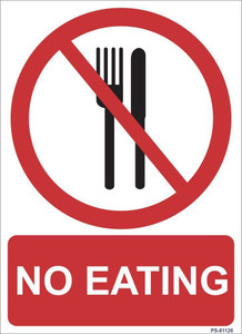 SignageShop No eating Emergency Sign Price in India - Buy SignageShop ...