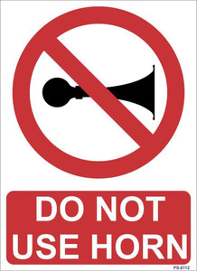 SignageShop Do not use horn Emergency Sign Price in India - Buy ...
