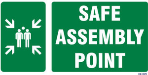 SignageShop Safe Assembly Point Emergency Sign Price in India - Buy ...