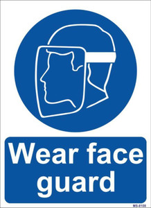 SignageShop Wear Face Guard Emergency Sign Price in India - Buy ...