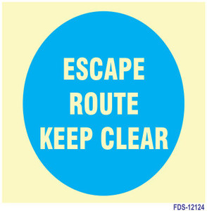 SignageShop Escape root, keep clear Emergency Sign Price in India - Buy ...