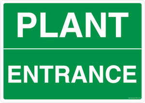 Safety Sign Store Plant Entrance Emergency Sign Price in India - Buy ...