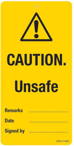 Safety Sign Store CAUTION: Unsafe Emergency Sign Price in India - Buy ...