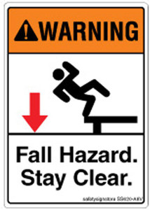 Safety Sign Store Warning: Fall Hazard Emergency Sign Price in India ...