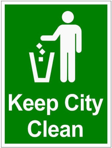Clickforsign Keep City Clean and green Emergency Sign Price in India ...