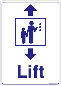 Safety Sign Store Lift Emergency Sign Price in India - Buy Safety Sign ...