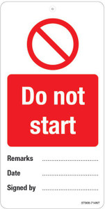 Safety Sign Store Do Not Start Emergency Sign Price in India - Buy ...