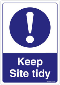 Safety Sign Store Keep Site Tidy Emergency Sign Price in India - Buy ...