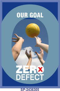 SignageShop Our Goal zero defect Poster Emergency Sign Price in India ...
