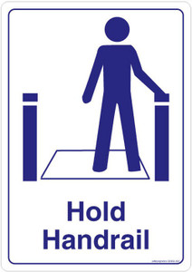 Safety Sign Store Hold Handrail Emergency Sign Price in India - Buy ...