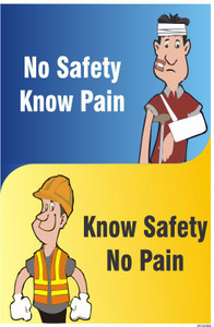 SignageShop flex No safety no pain Poster Emergency Sign Price in India ...
