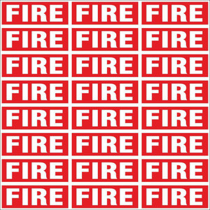 SignageShop Fire Stickers Emergency Sign Price in India - Buy ...