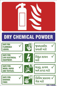 SignageShop Dry chemical Powder Usage Emergency Sign Price in India ...
