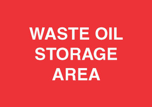 Just Signs WASTE OIL STORAGE AREA Emergency Sign Price in India - Buy ...
