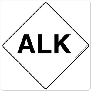 Safety Sign Store Alkaline Emergency Sign Price in India - Buy Safety ...