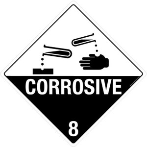 Safety Sign Store Corrosive 8 Emergency Sign Price in India - Buy ...