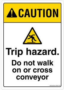 Safety Sign Store Caution: Trip Hazard Emergency Sign Price in India ...
