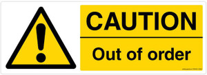 Safety Sign Store CAUTION: Out of Order Emergency Sign Price in India ...