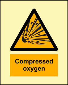 BRANDSHELL Compressed Oxygen Emergency Sign Price in India - Buy ...
