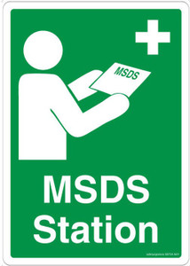 Safety Sign Store MSDS Station Emergency Sign Price in India - Buy ...