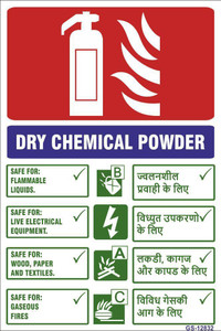SignageShop Dry chemical Powder Usage Emergency Sign Price in India ...