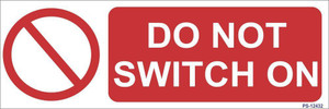 SignageShop Do not switch on Emergency Sign Price in India - Buy ...