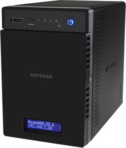 NETGEAR Ready NAS 104 , 4-Bay 4x2Tb Desktop Drive 8 TB External Hard ...