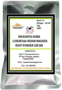 MG Naturals MANJISHTA-RUBIA CORDIFOLIA-INDIAN MADDER-ROOT-POWDER ...