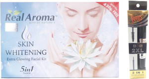 Real Aroma Extra Glowing Facial Kit - Price in India, Buy Real Aroma ...