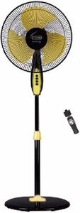 V-Guard Nightgale 1350RPM Remote 400MM 3 Blade Pedestal Fan Price in ...