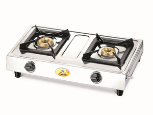 BAJAJ Popular Eco Stainless Steel Manual Gas Stove Price in India - Buy ...