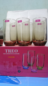 TREO (Pack of 6) Diana Glass Set Water/Juice Glass Price in India - Buy ...