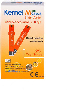 KERNEL MultiCheck Uric Acid Test Strips 25 Glucometer Strips Price in ...