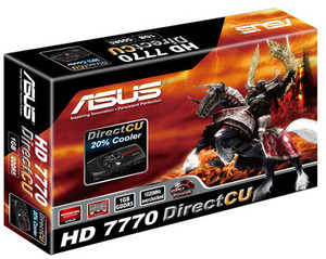 ASUS HD 7770 Direct CU GDDR5 1 GB AMD/ATI Chipset 128 bit 1020 MHz ...