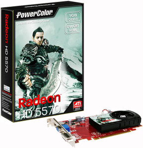 PowerColor Radeon HD5570 DDR3 1 GB AMD/ATI Chipset 128 bit 650 MHz ...