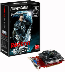 PowerColor AMD/ATI Radeon HD5670 1 GB DDR3 Graphics Card - PowerColor ...