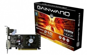 Gainward 1GB DDR3 GF210 DDR3 1 GB NVIDIA Chipset 64 bit 589 MHz ...