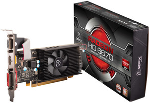 XFX HD 6670 DDR3 2 GB AMD/ATI Chipset 128 Bit 800 MHz Graphics Card ...