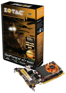 ZOTAC NVIDIA Geforce GT 520 Edition 2 GB GDDR3 Graphics Card - ZOTAC ...